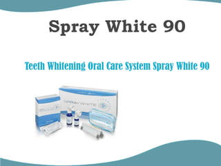 Spray White 90 | PPTX