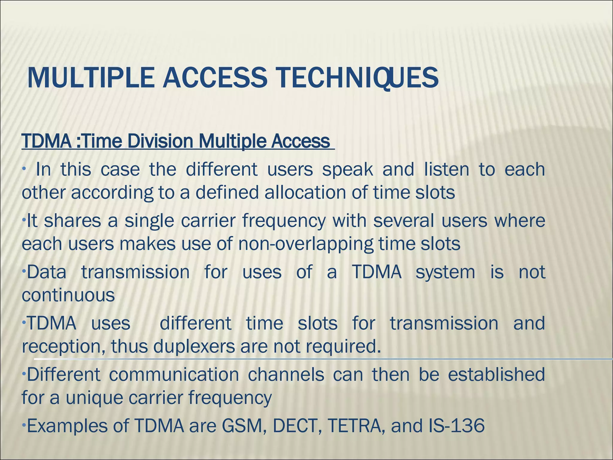 Spread Spectrum Multiple Access Ppt