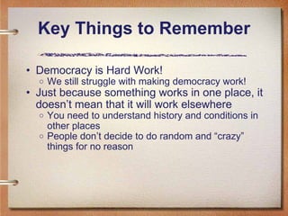 Spread Am Democracy | PPT