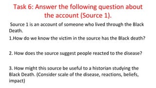 Spread_and_symptoms_of_the_Black_Death_Ruth_Lingard.pptx | Infectious ...