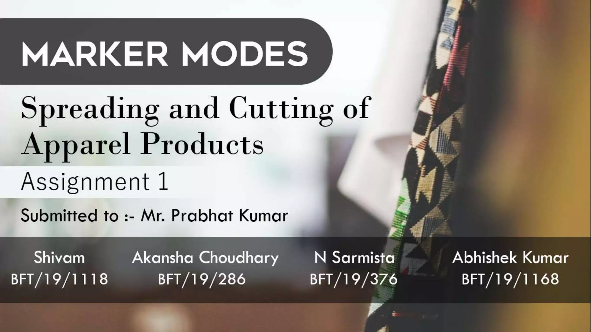 Marker Making - Marker Mode | PPTX