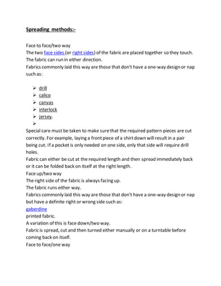 Spreading methods | DOCX