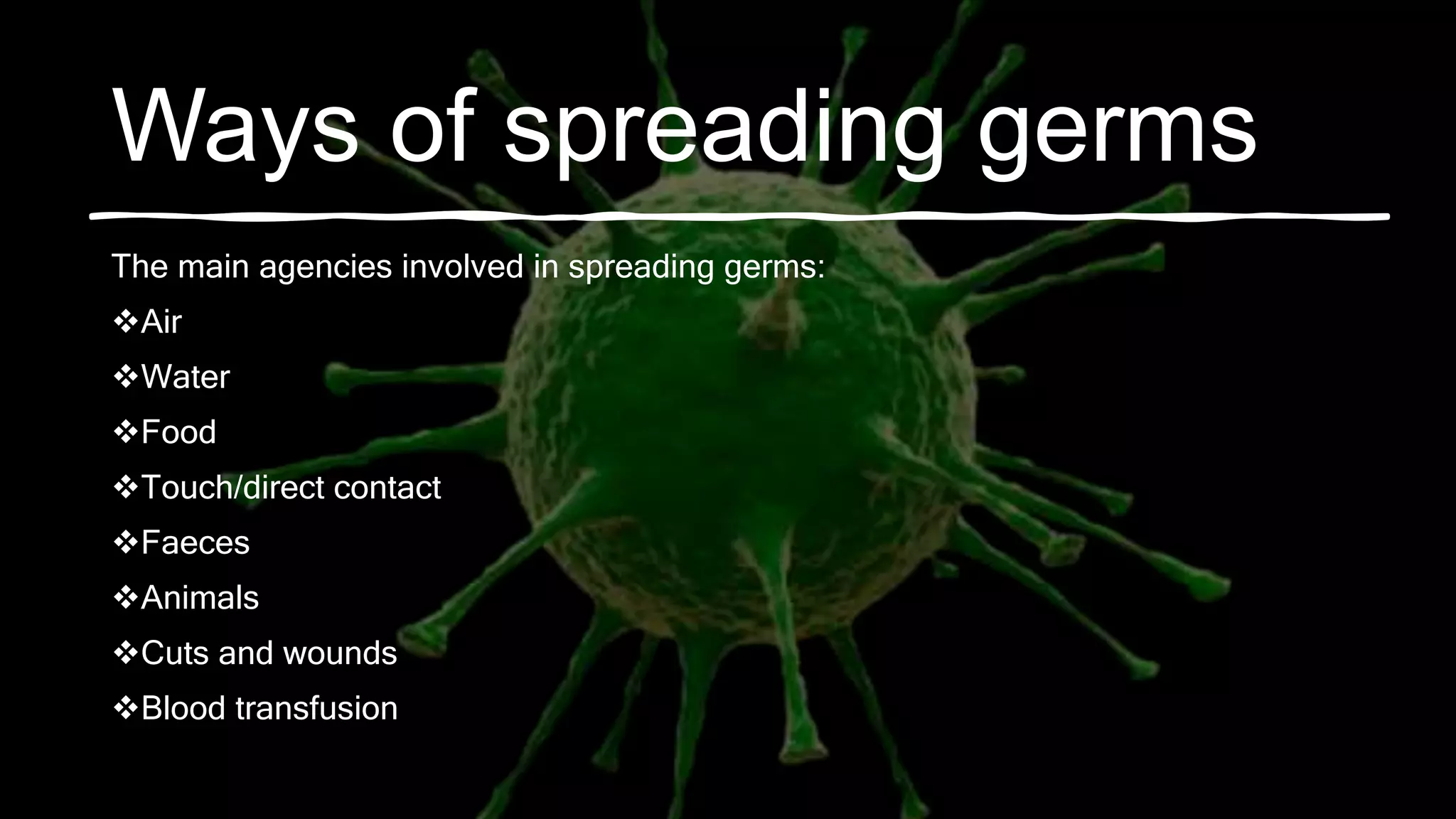 Spreading of germs | PPT
