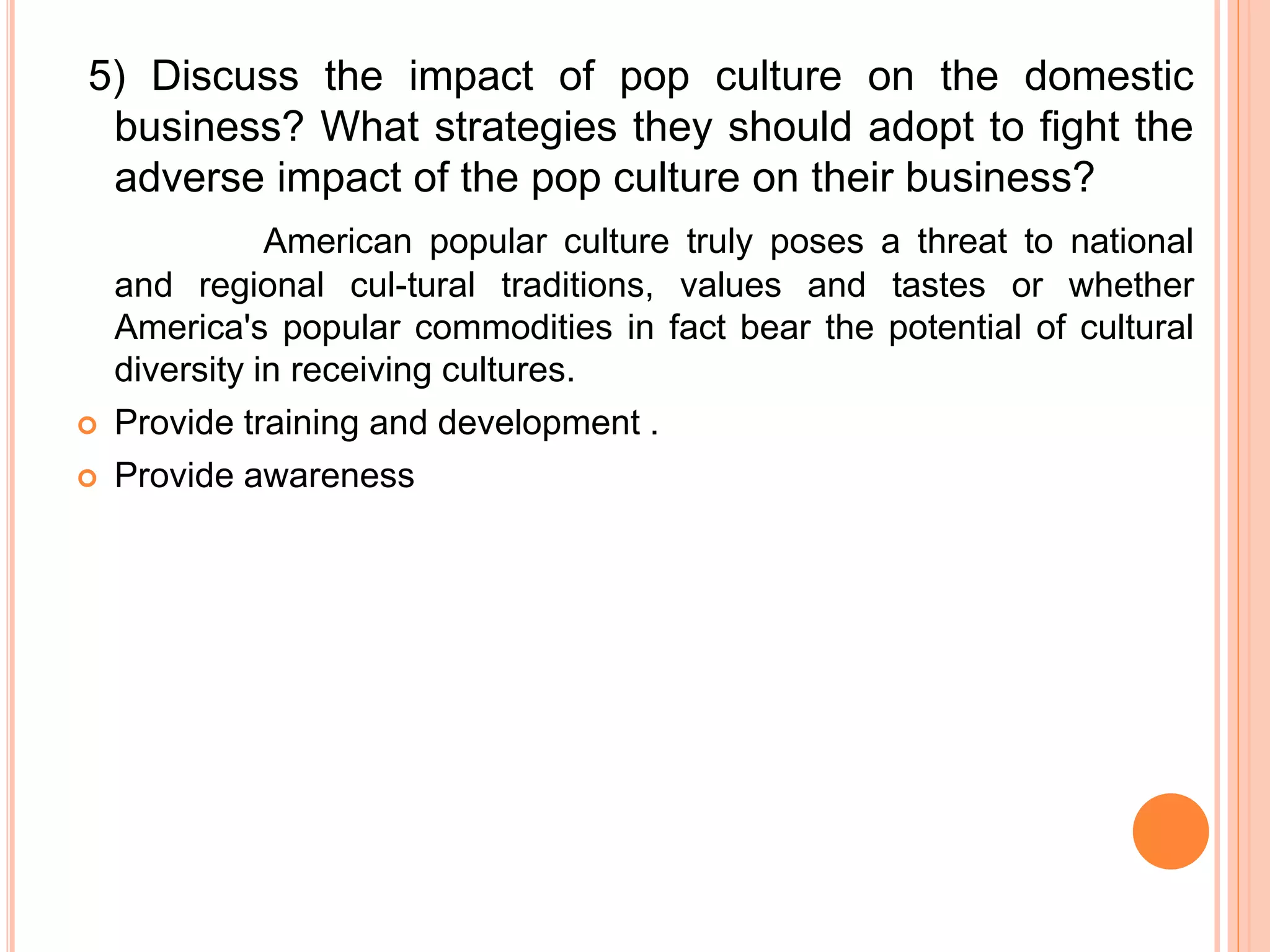 Spread of american pop culture | PPTX