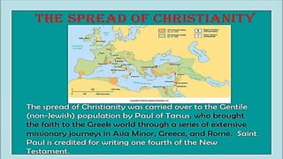 Spread of Christianity. | PPTX