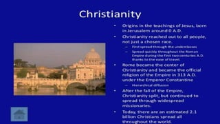 Spread of Christianity. | PPTX