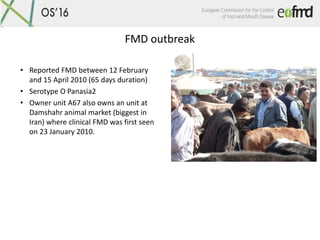 OS16 - 1.3.d Spread of FMD Serotype O-PANASIA2 in a Dairy Complex in ...