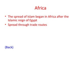 Spread of islam | PPT