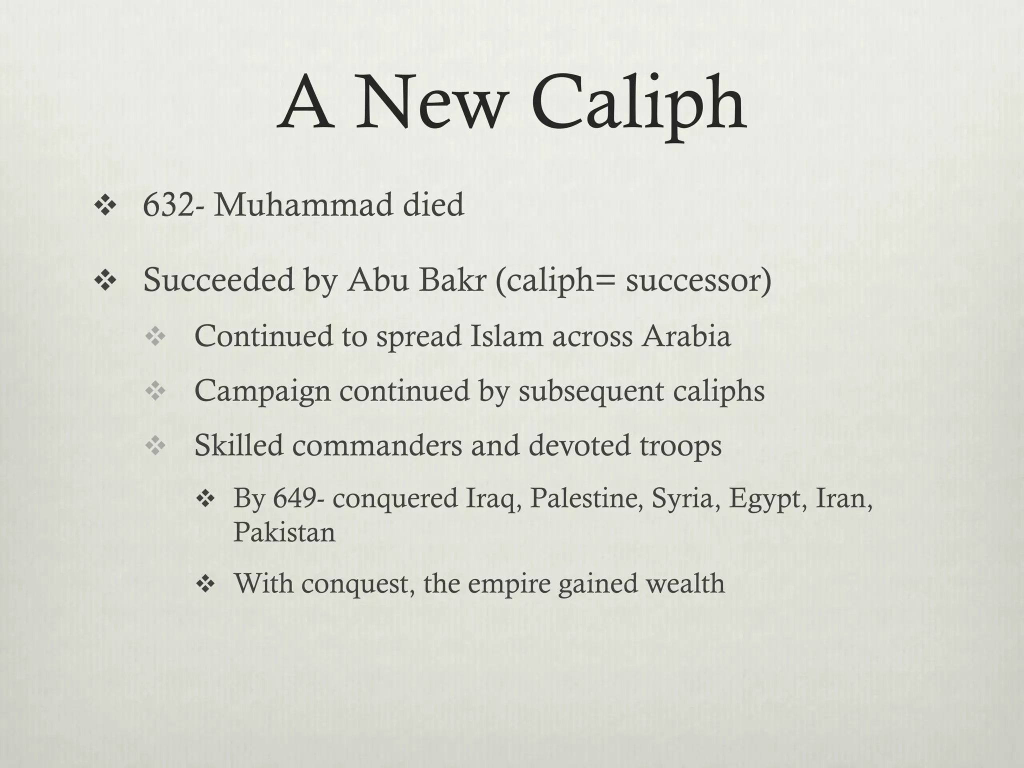 Spread of Islam | PPTX