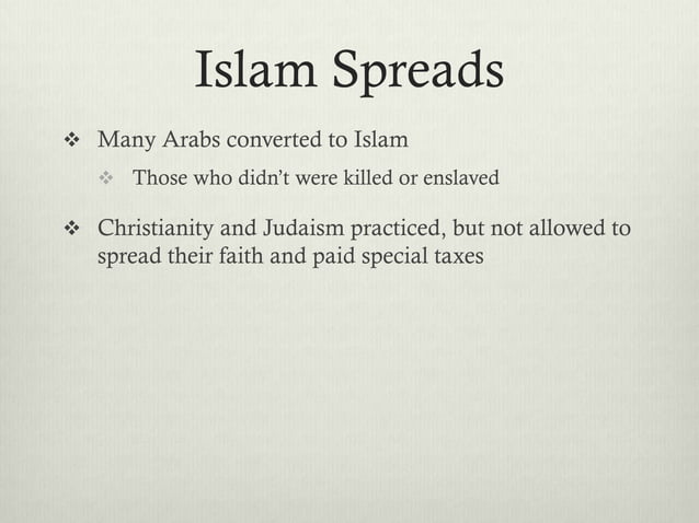 Spread of Islam | PPTX