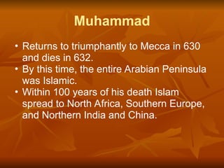 The Spread of Islam throughout the world | PPT