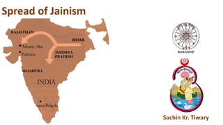 Spread Of Jainism Map