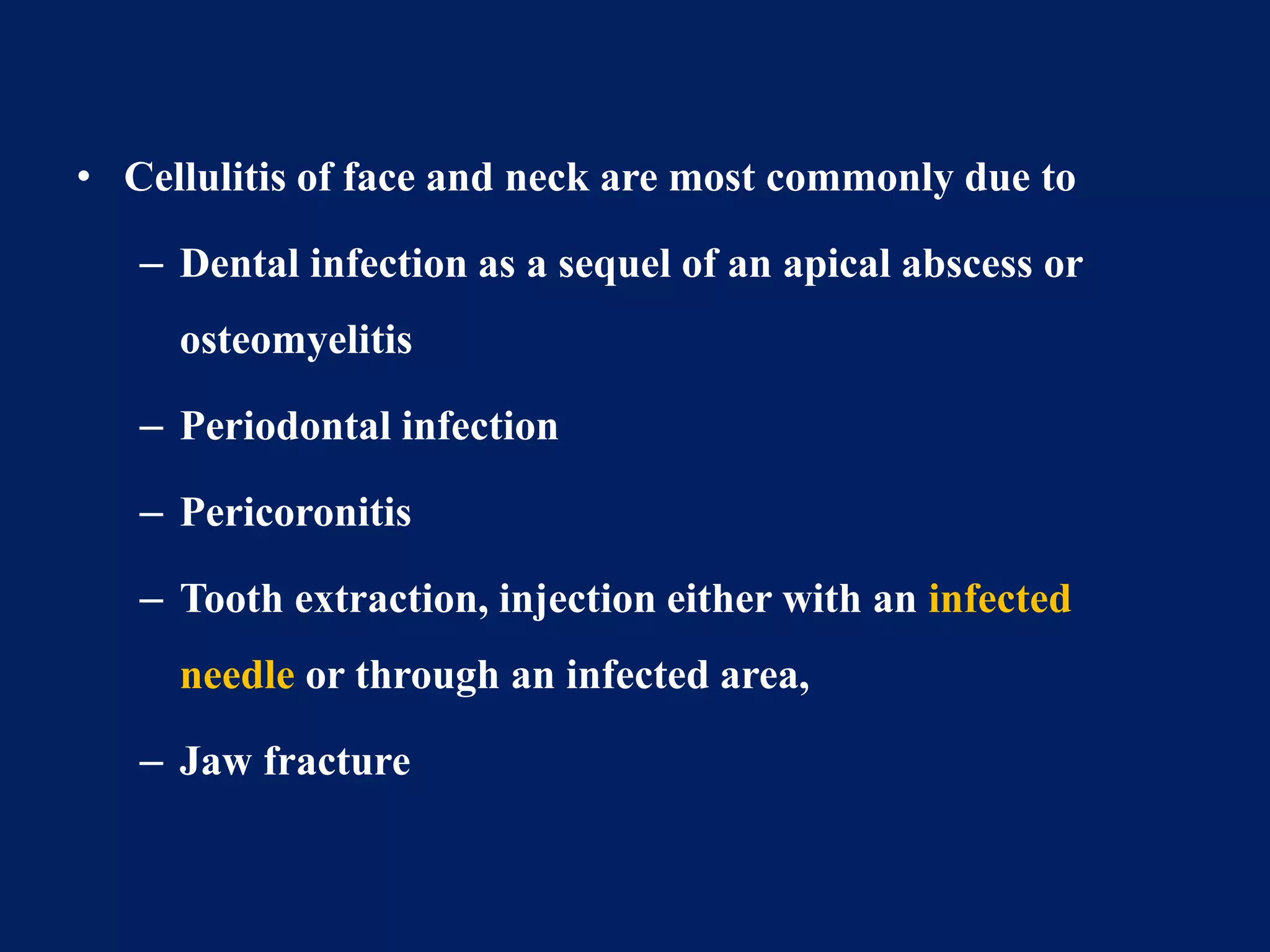 Spread of oral infections | PPTX