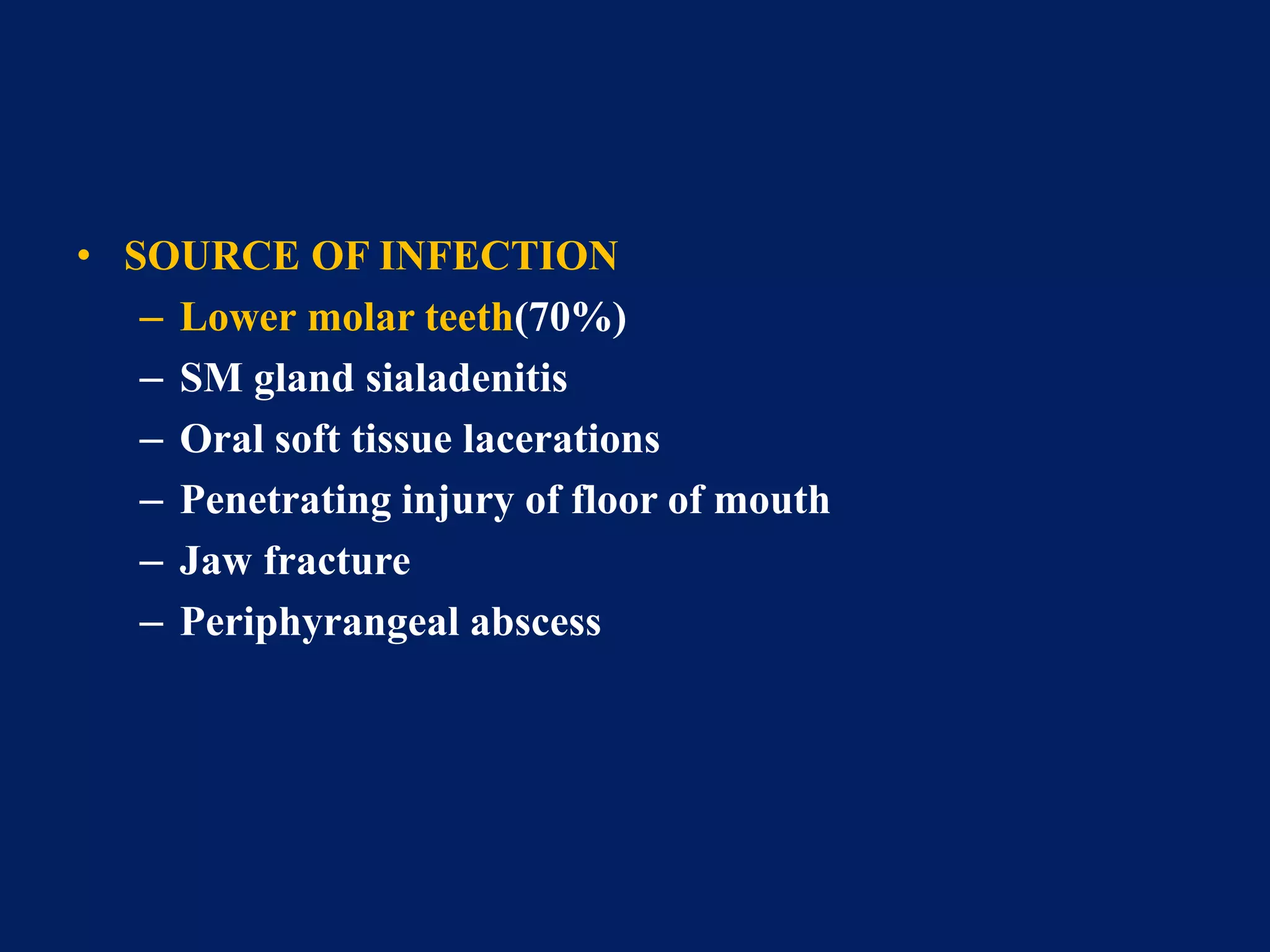 Spread of oral infections | PPTX