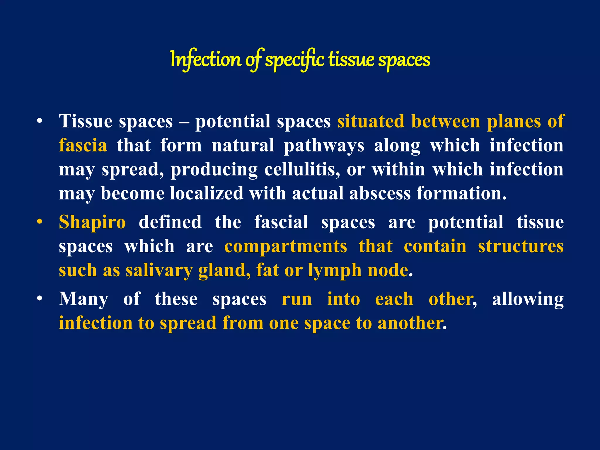 Spread of oral infections | PPTX