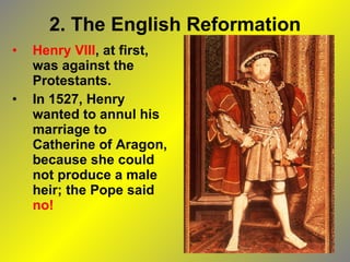 Spread Of Protestant Reformation | PPT