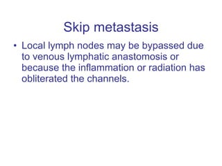 Spread of tumours | PPT