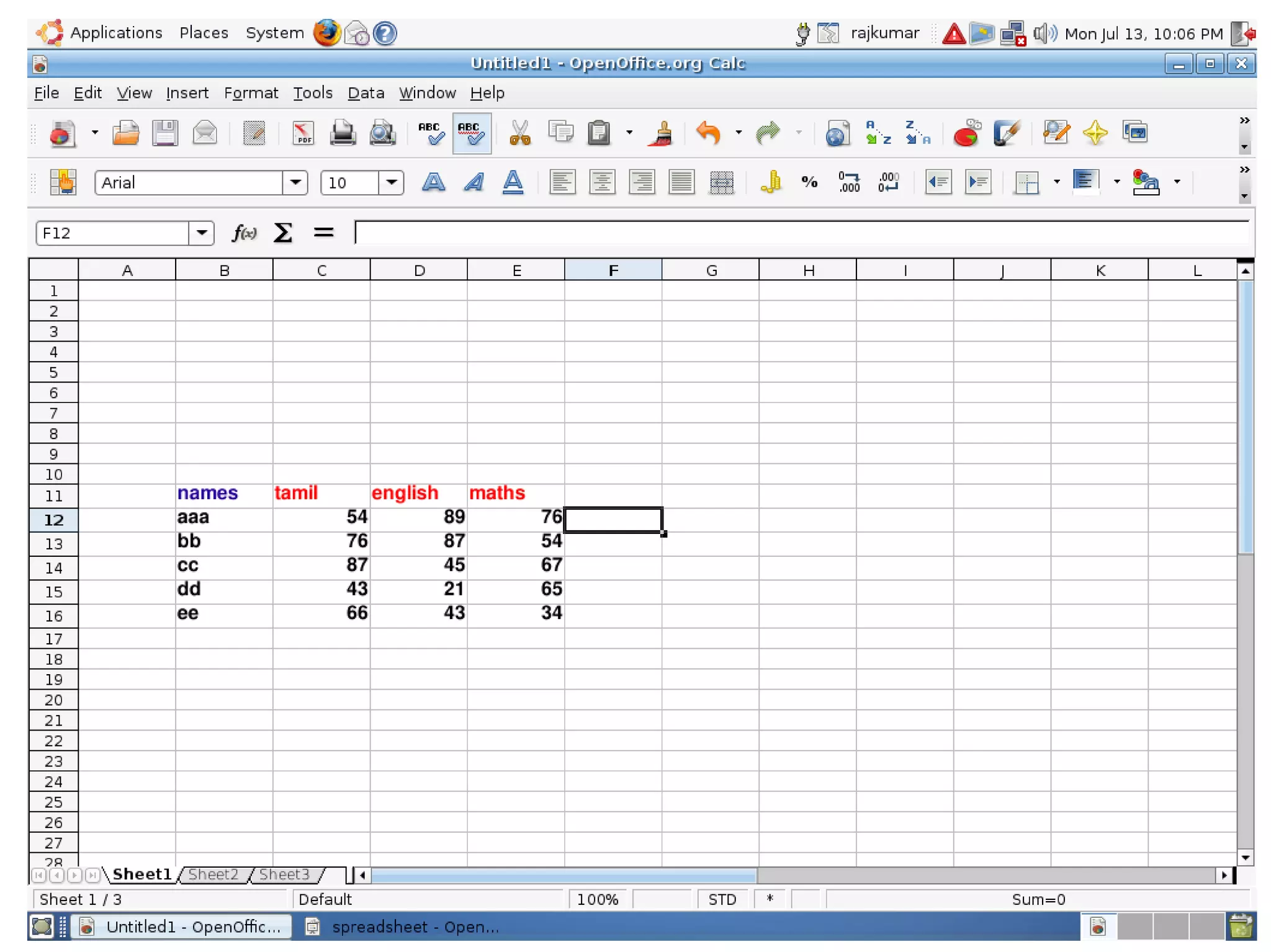 OpenOffice-SpreadSheet | PDF