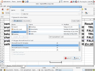 OpenOffice-SpreadSheet | PPT