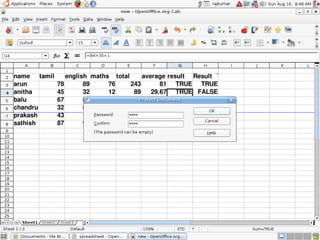 OpenOffice Spreadsheet | PDF