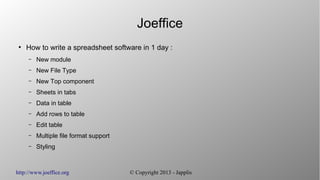 Day 4: the open source spreadsheet | PPT