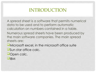 An introduction to spreadsheet application.pptx