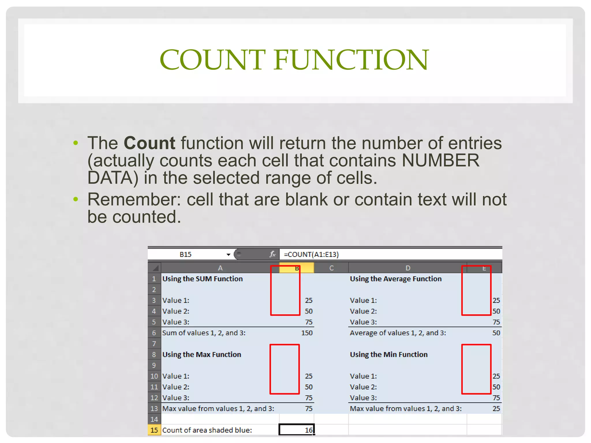 'Spreadsheet' | PPTX