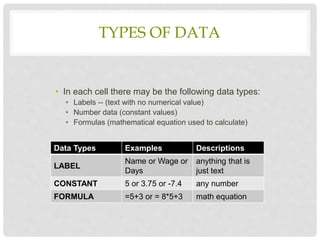 'Spreadsheet' | PPTX