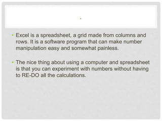 'Spreadsheet' | PPTX