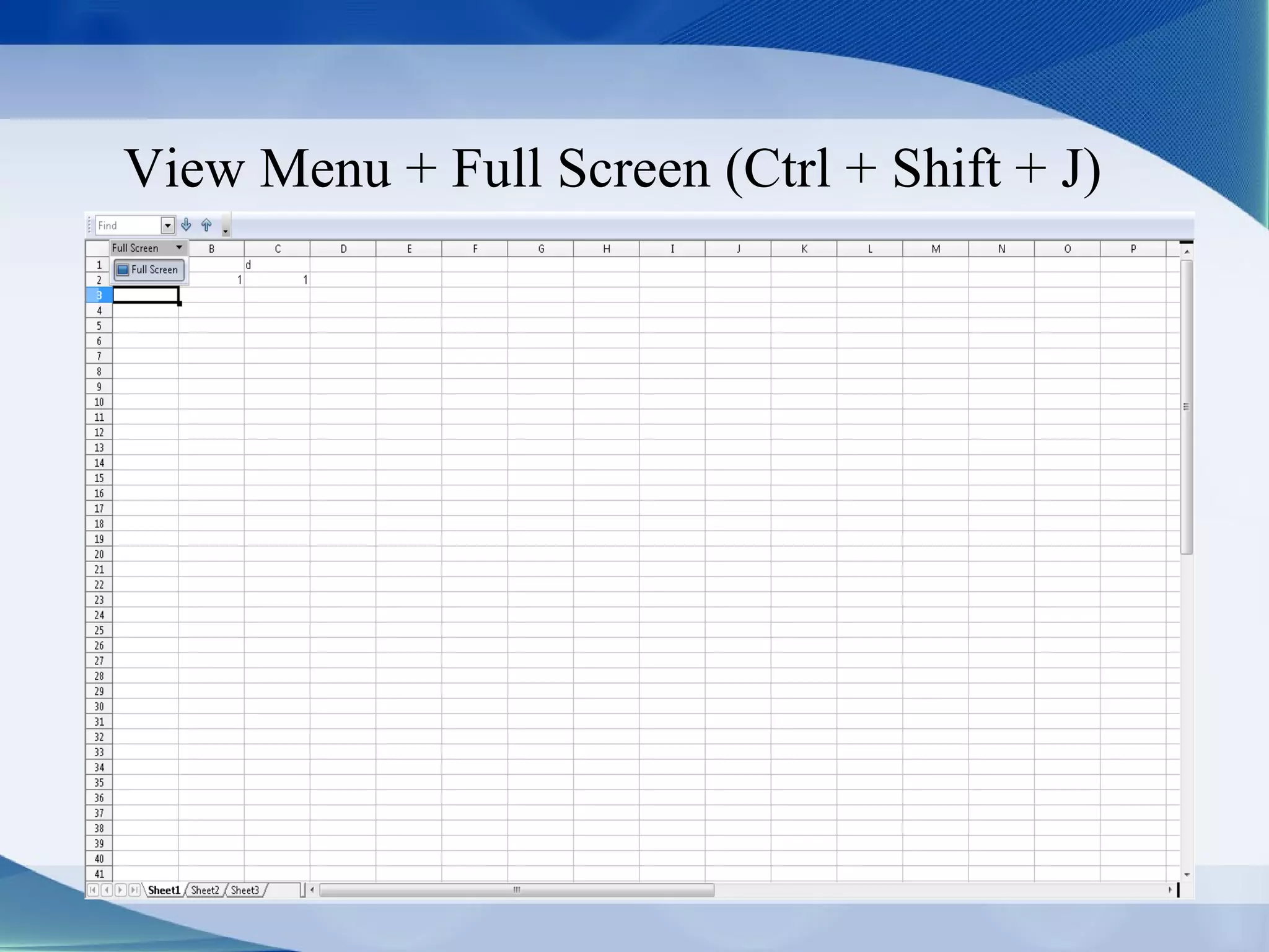Apache Open Office Spreadsheet - R.D.Sivakumar | PPT