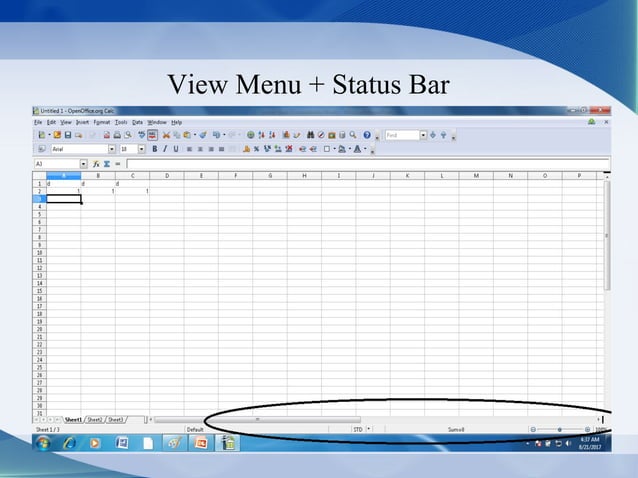 Apache Open Office Spreadsheet - R.D.Sivakumar | PPT