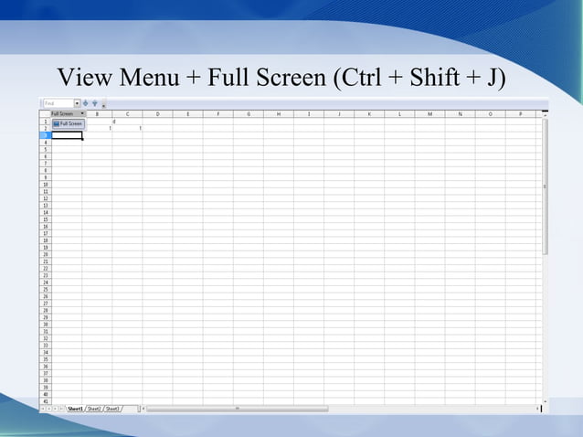 Apache Open Office Spreadsheet - R.D.Sivakumar | PPT