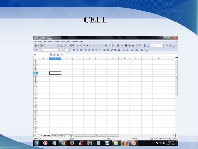 Apache Open Office Spreadsheet - R.D.Sivakumar | PPT