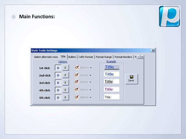 Spreadsheet Presenter | PPT