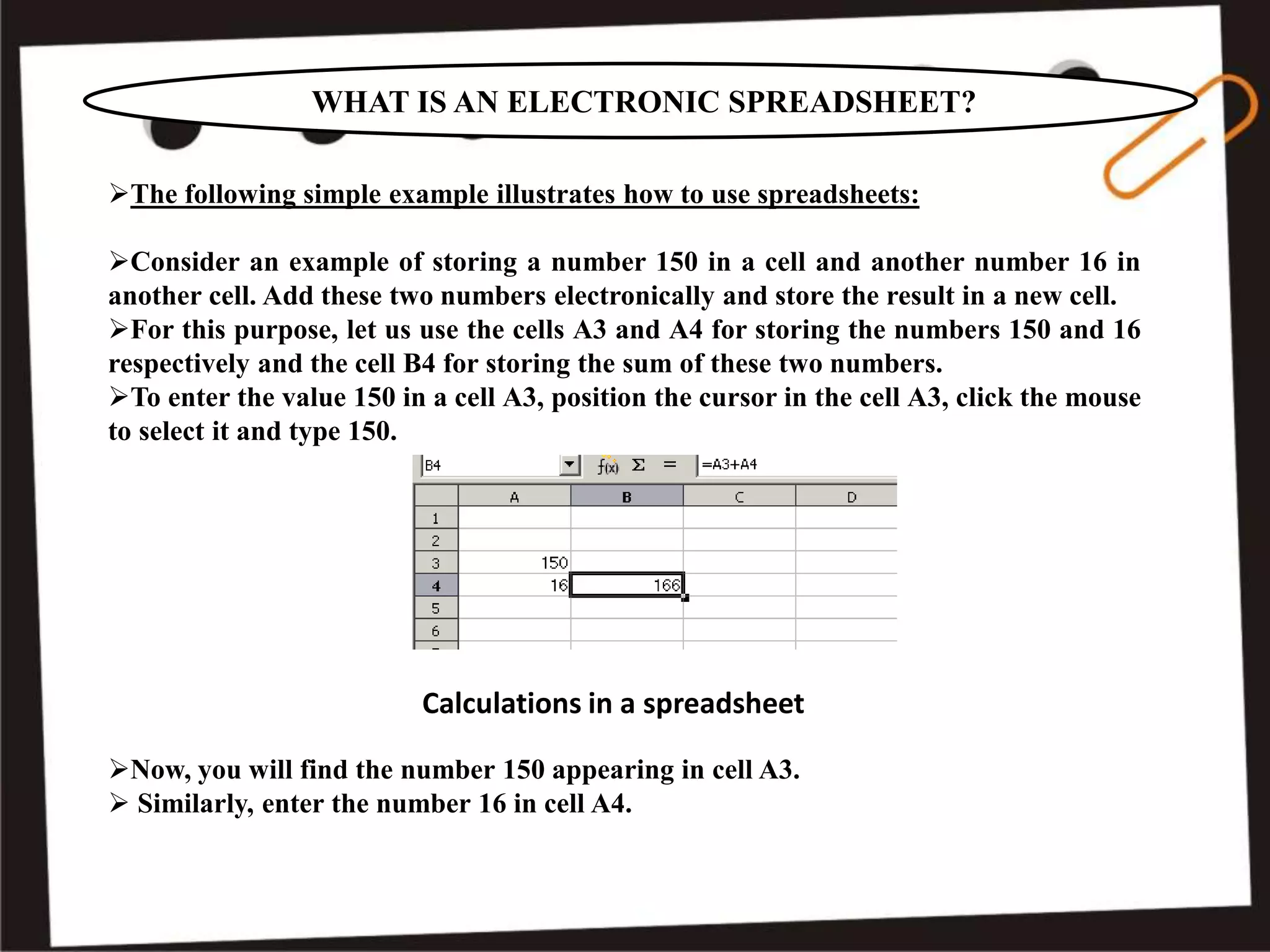 Spreadsheet Introduction - R.D.Sivakumar | PPT