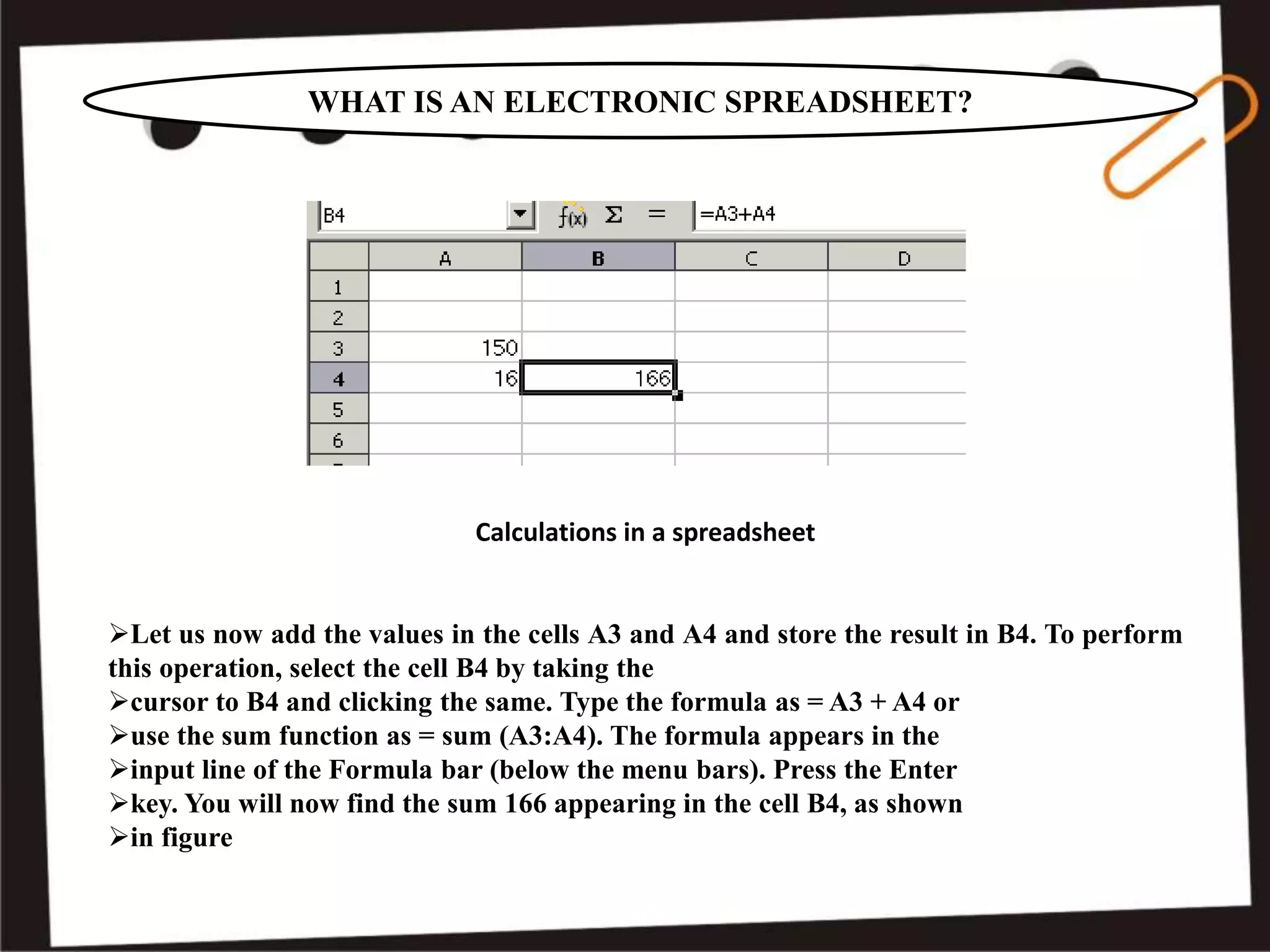 Spreadsheet Introduction - R.D.Sivakumar | PPT