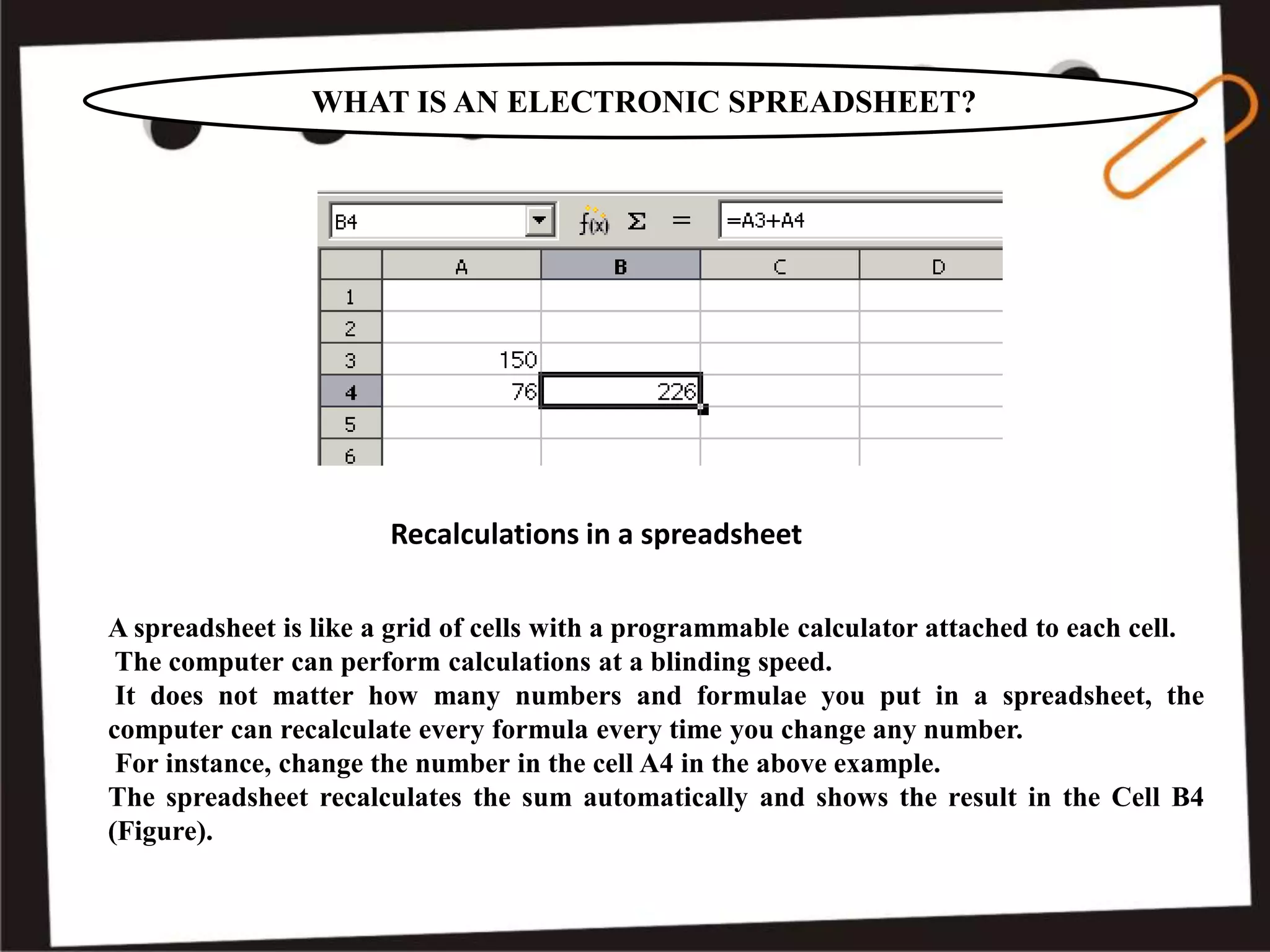 Spreadsheet Introduction - R.D.Sivakumar | PPT