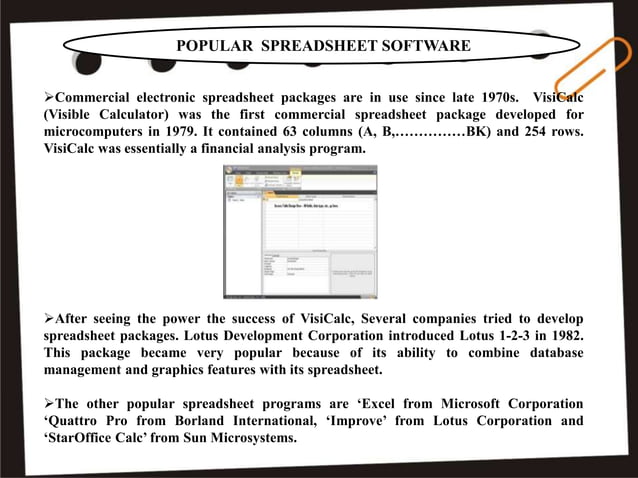 Spreadsheet Introduction - R.D.Sivakumar | PPT