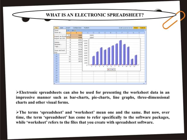 Spreadsheet Introduction - R.D.Sivakumar | PPT