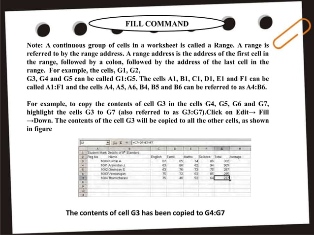 Fill Command - R.D.Sivakumar | PPT