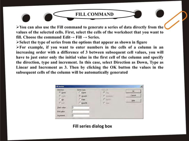 Fill Command - R.D.Sivakumar | PPT