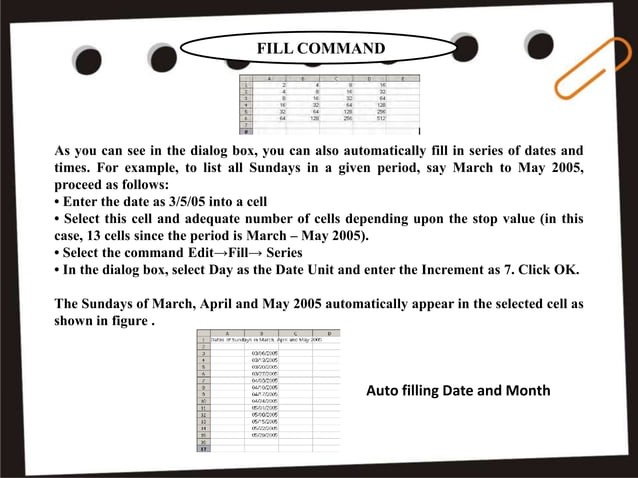 Fill Command - R.D.Sivakumar | PPT