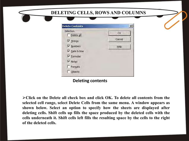 Deleting Cells, Rows and Columns - R.D.Sivakumar | PPT Deleting Cells, Rows and Columns - R.D.Sivakumar | PPT