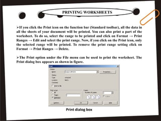 Printing Worksheets - R.D.Sivakumar | PPTX