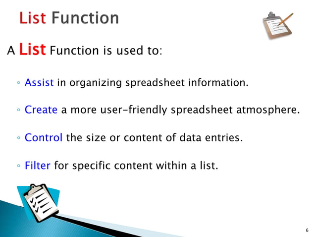 Spreadsheet advanced functions ppt (2) | PPTX