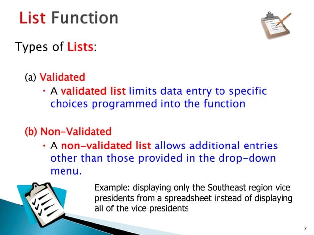 Spreadsheet advanced functions ppt (2) | PPTX
