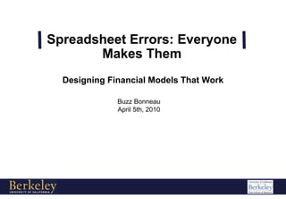 Spreadsheet Errors | PPTX
