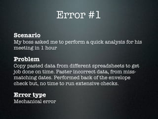 Spreadsheet Errors Nm | PPT