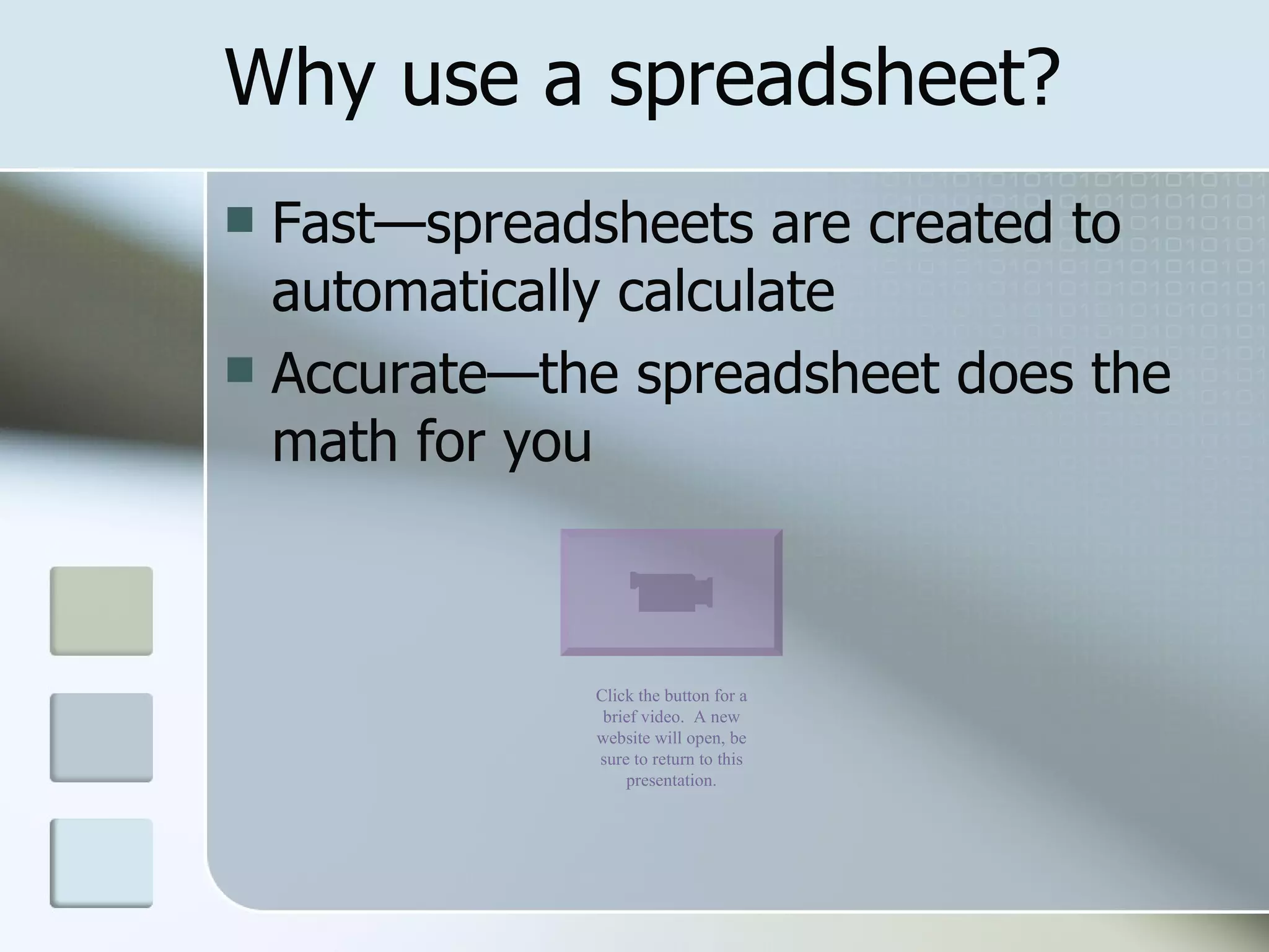 Spreadsheet Fundamentals Ppt