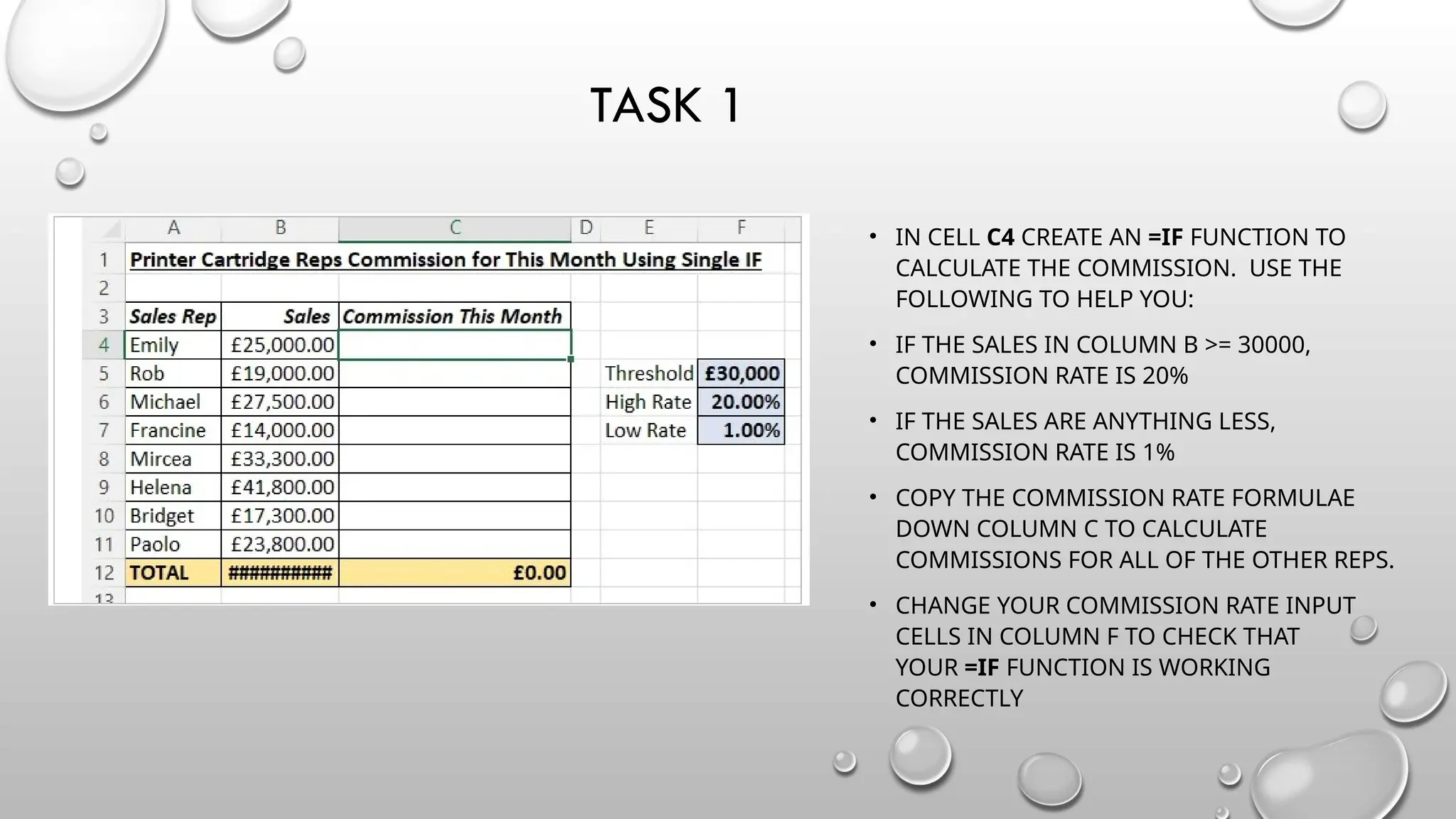 Spreadsheet using Excel (IF statement).pptx